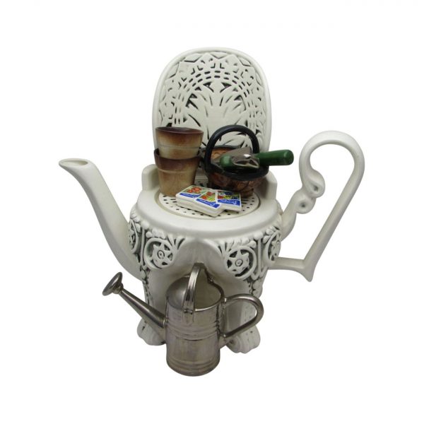 Garden Chair Teapot Designer Richard Parrington - Stoke Art Pottery