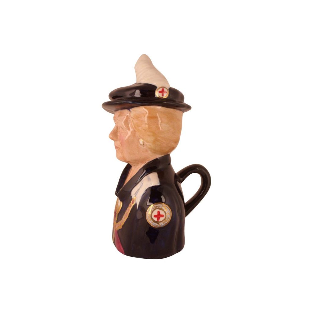 Margaret Thatcher Order of the Garter Toby Jug - Stoke Art Pottery