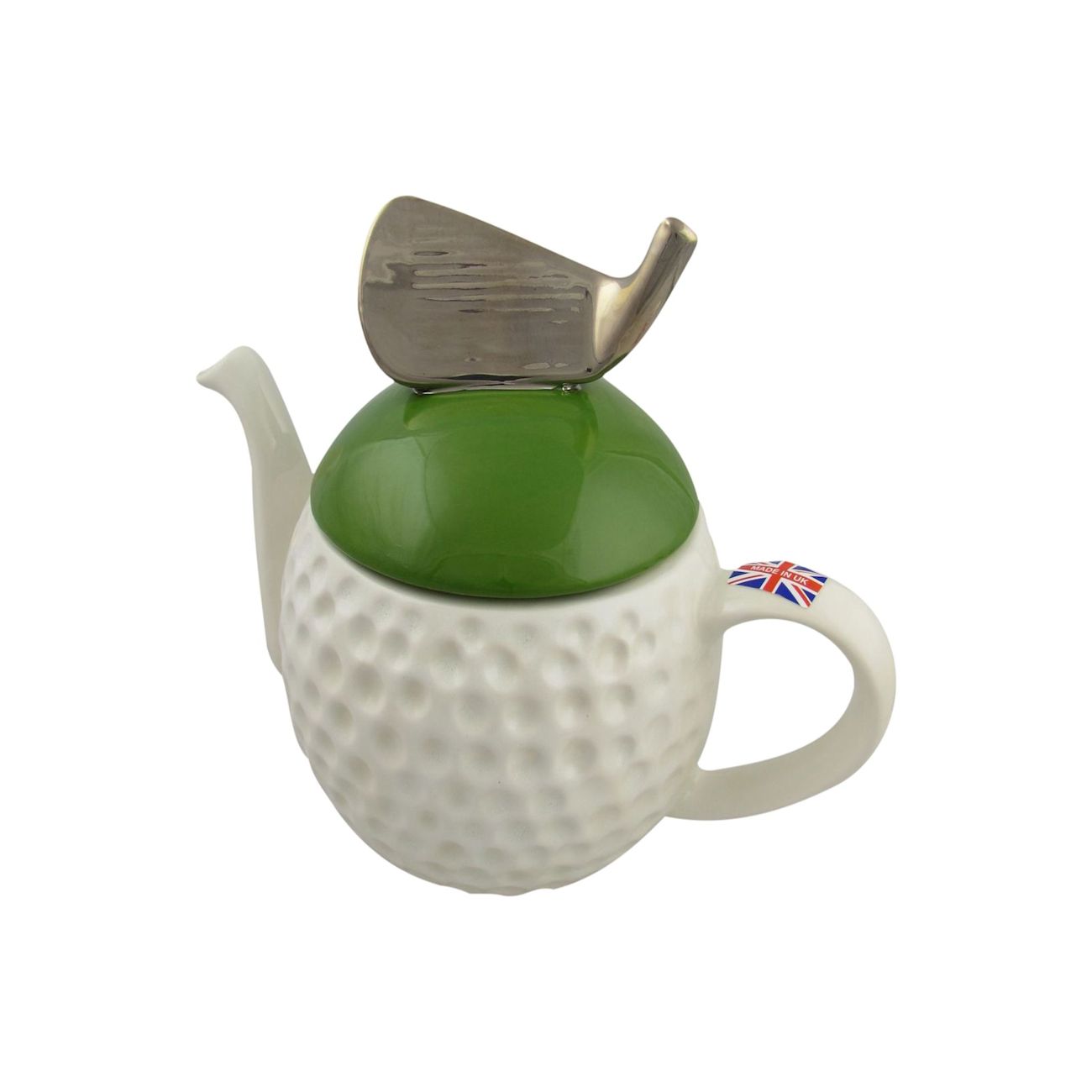 Golf Ball Teapot Made by Carters of Suffolk - Stoke Art Pottery