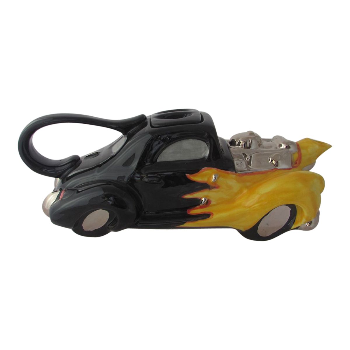 Hot Rod Racing Car Teapot Carters of Suffolk - Stoke Art Pottery