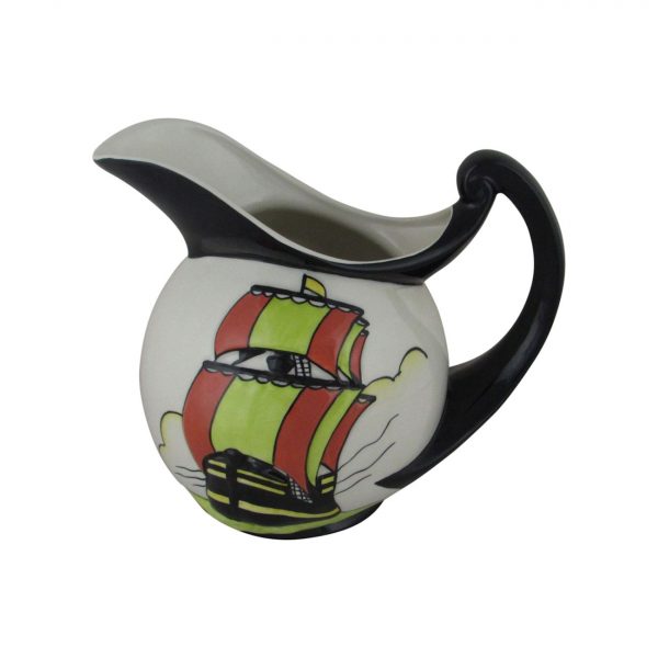 Lorna Bailey Art Ware Mayflower Design Jug - Stoke Art Pottery