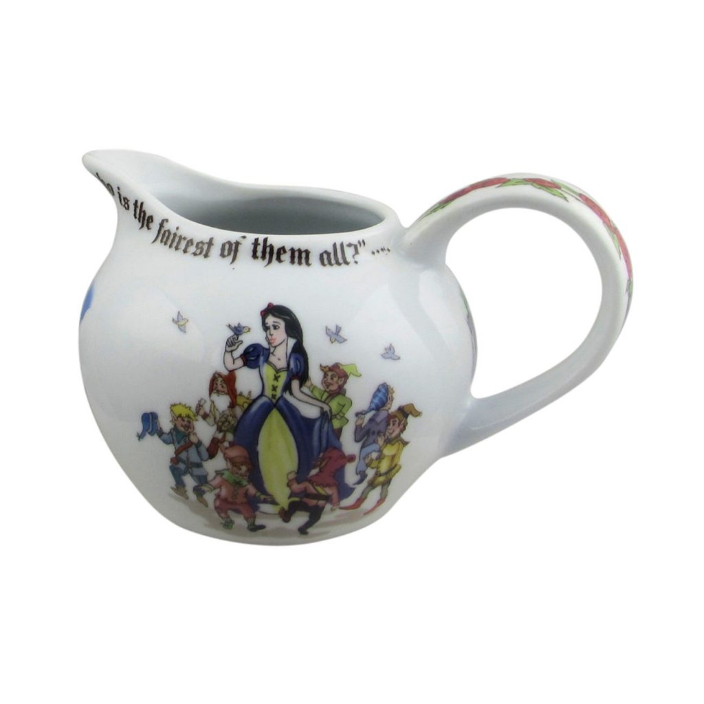 Snow White Milk Jug Designed by Paul Cardew - Stoke Art Pottery