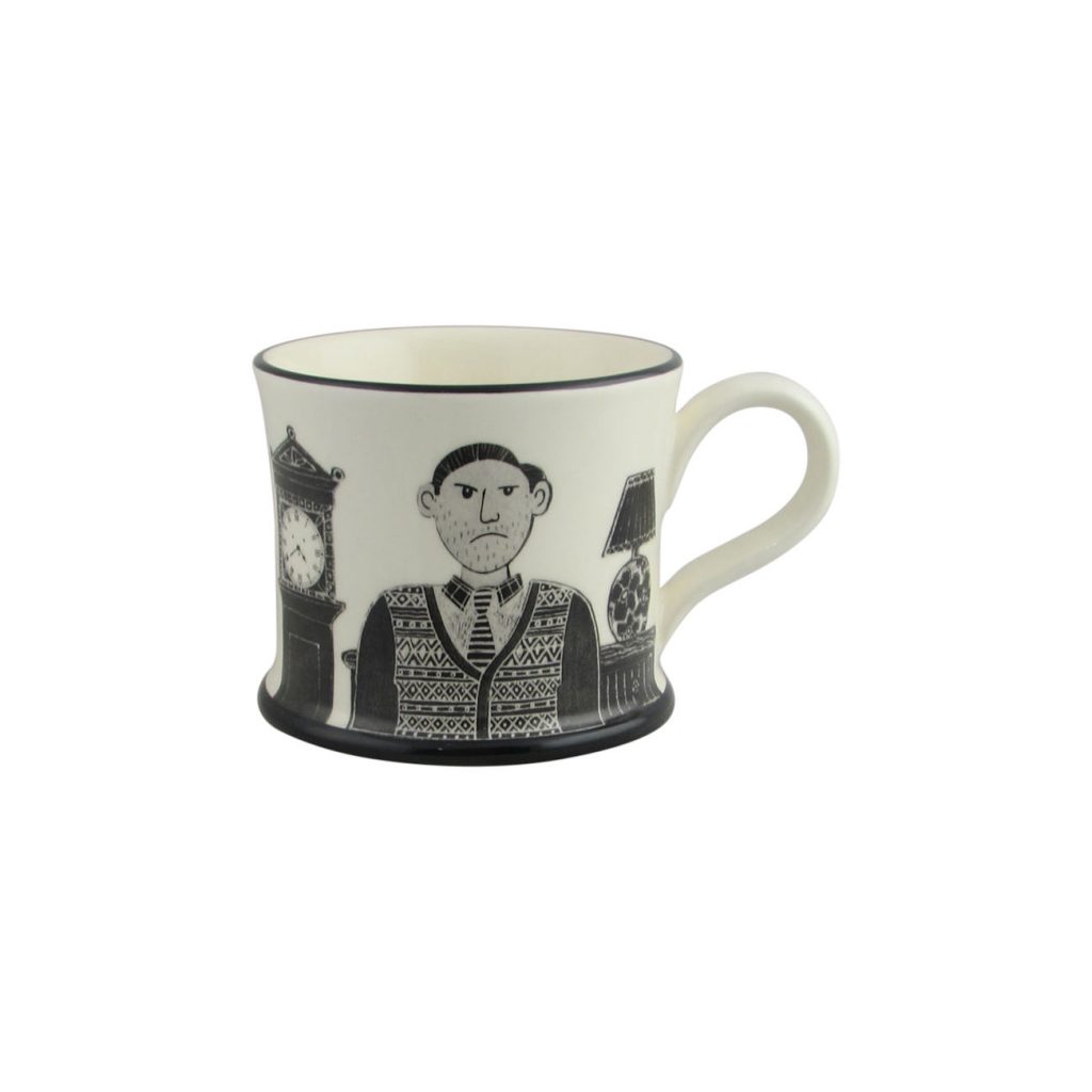 Grumpy Old Man Mug by Moorland Pottery - Stoke Art Pottery