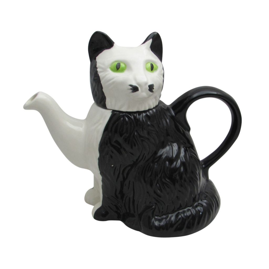 Black Cat Teapot Produced by Carters of Suffolk - Stoke Art Pottery