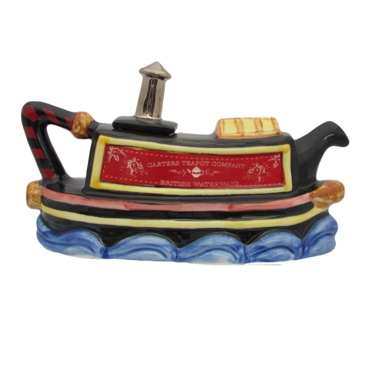 Canal Boat Teapot Large Size by Carters of Suffolk - Stoke Art Pottery