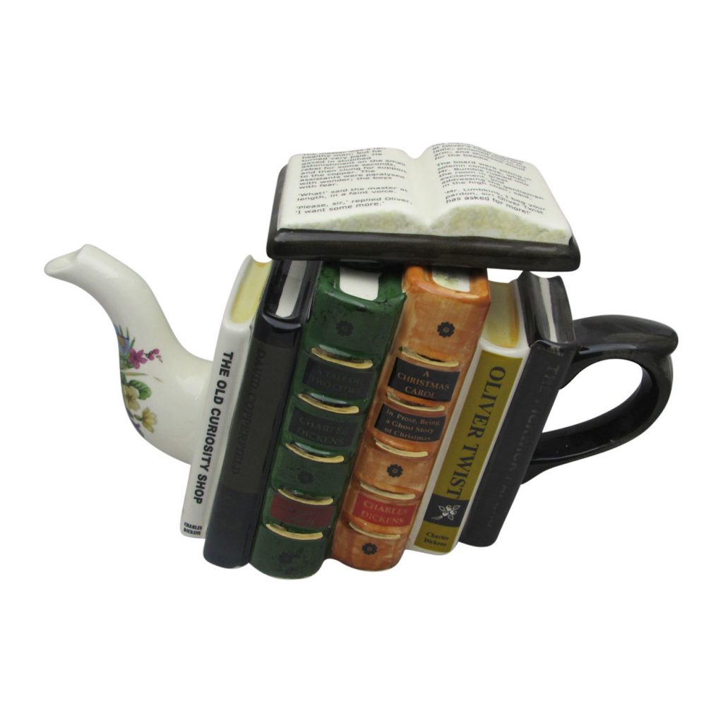 Charles Dickens Books Teapot by Carters of Suffolk - Stoke Art Pottery