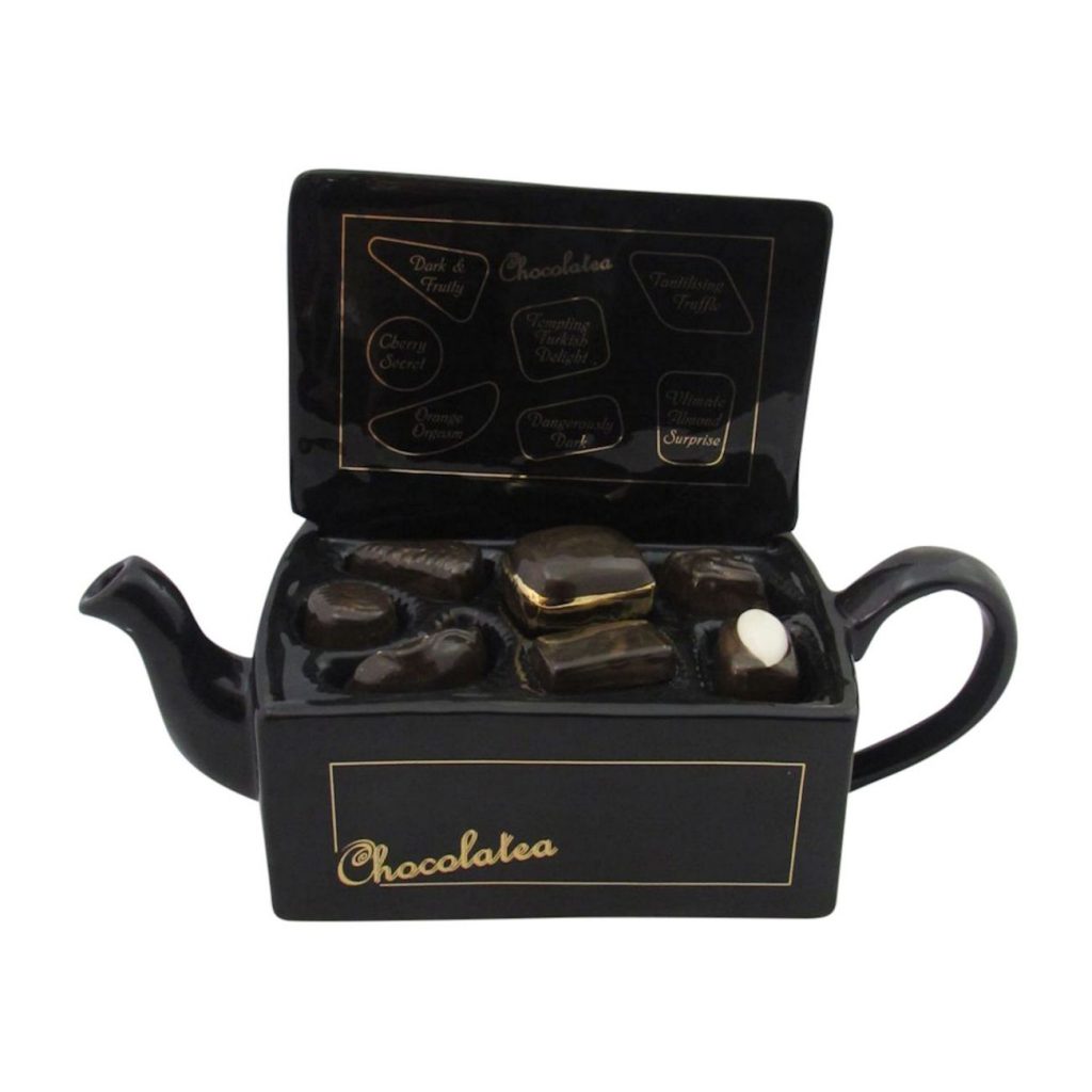 Chocolate Box Teapot Full Size by Carters of Suffolk - Stoke Art Pottery