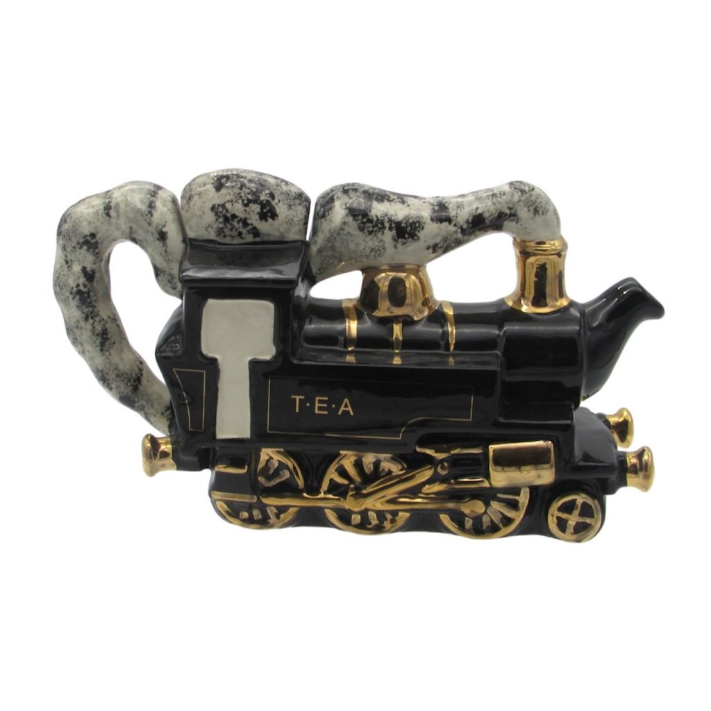 Locomotive Teapot Full Size Teapot Carters of Suffolk - Stoke Art Pottery