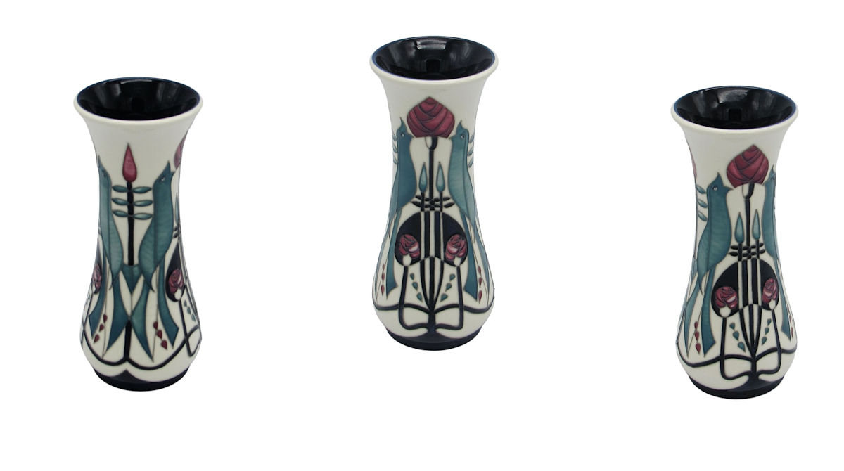 Talwin Design Vase Moorcroft Pottery - Stoke Art Pottery