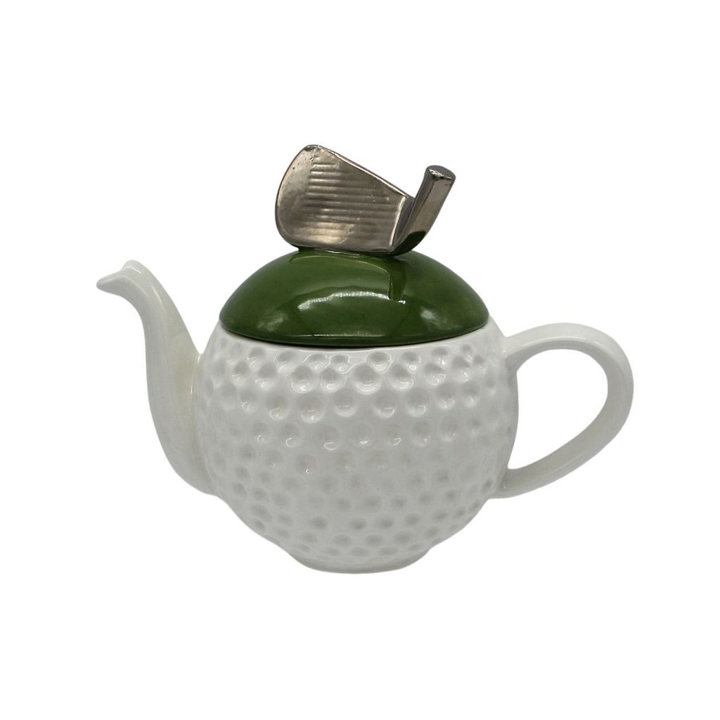 Golf Ball Teapot Made by Carters of Suffolk - Stoke Art Pottery