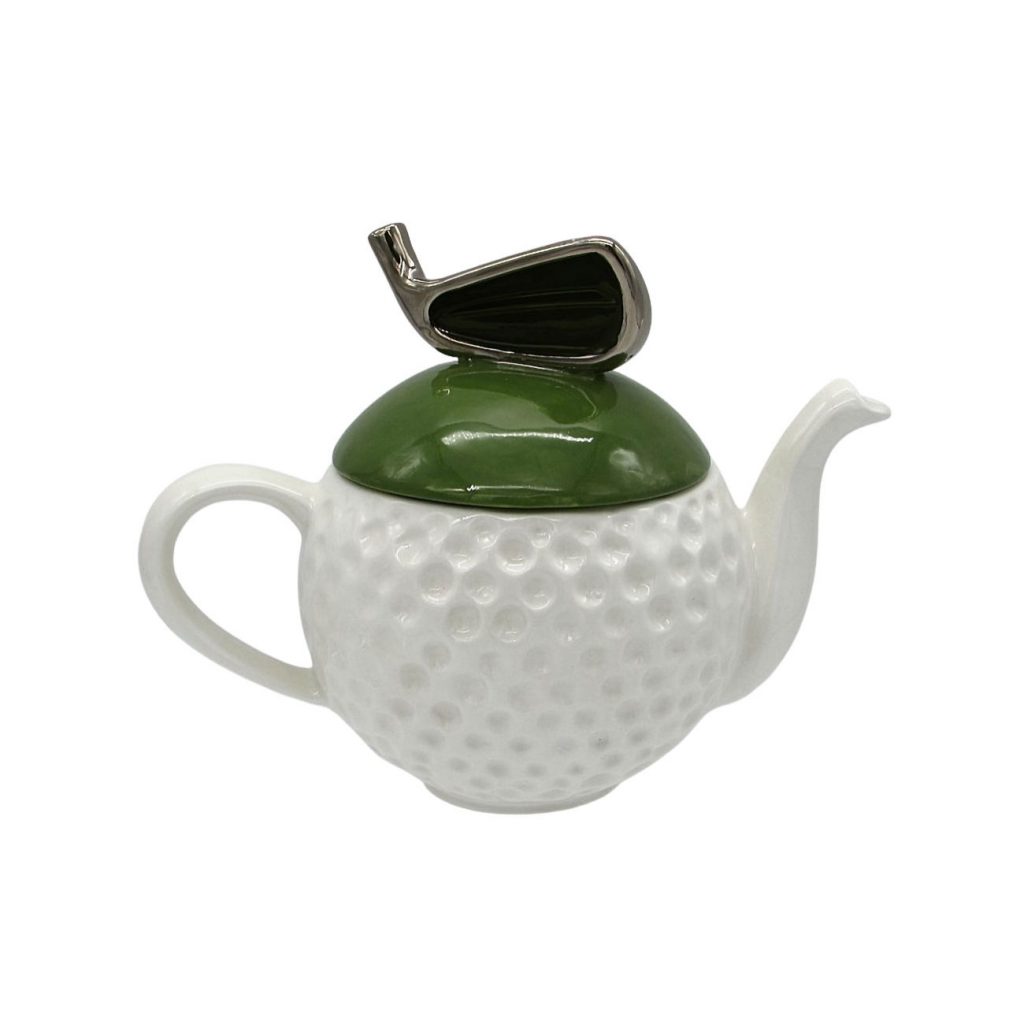 Golf Ball Teapot Made by Carters of Suffolk - Stoke Art Pottery