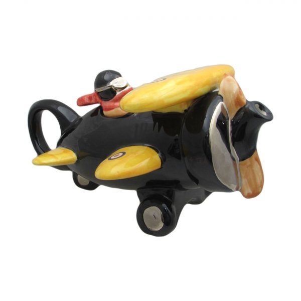 Aeroplane Teapot Full Size by Carters of Suffolk - Stoke Art Pottery
