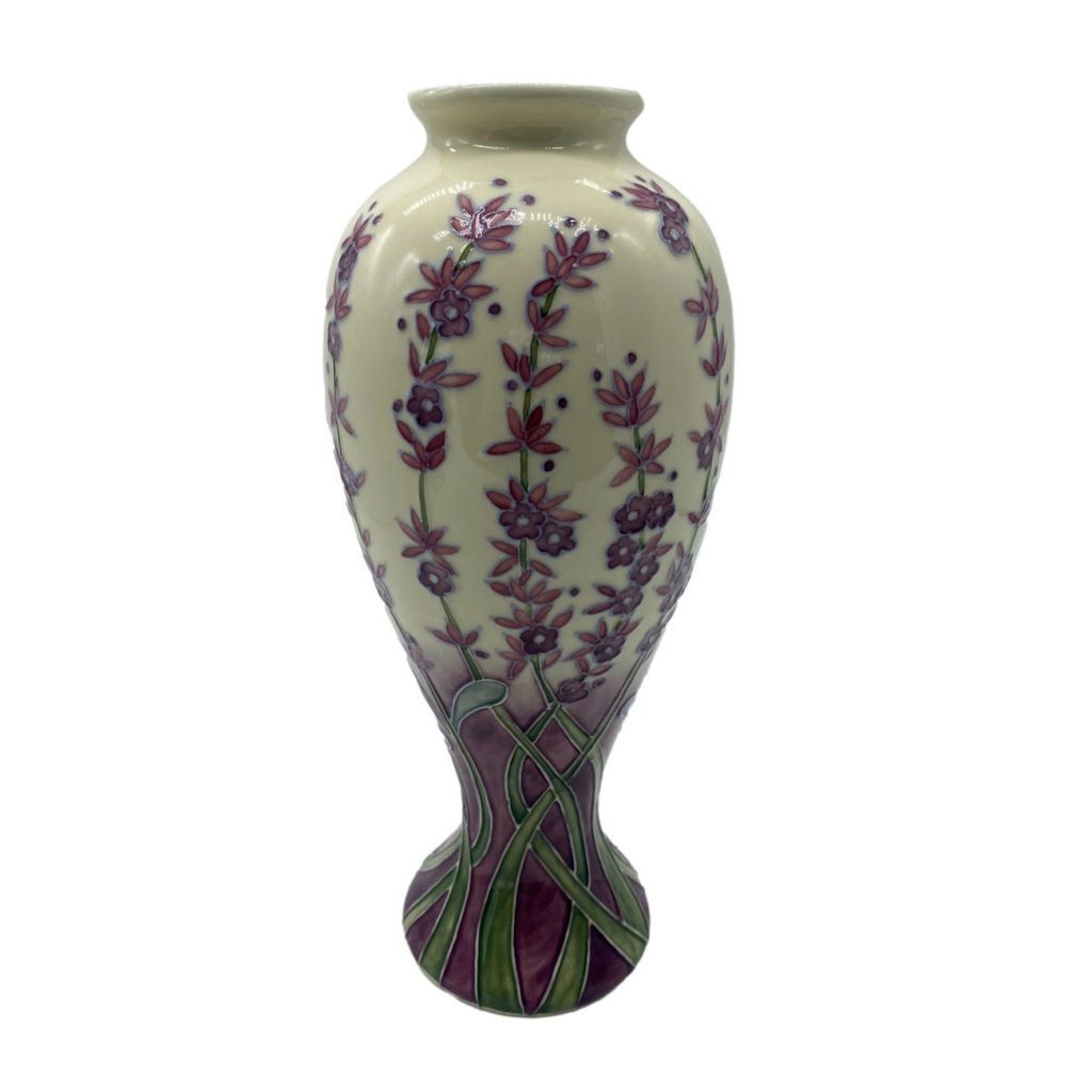 Lavender Design 11inch Vase Old Tupton Ware - Stoke Art Pottery