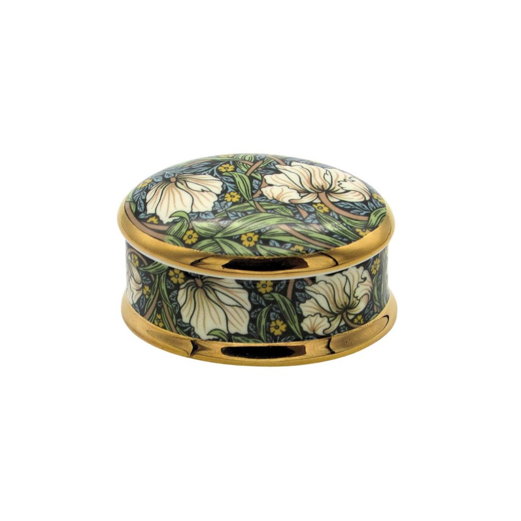 William Morris Pimpernel Design Trinket Box Museum Collections - Stoke ...