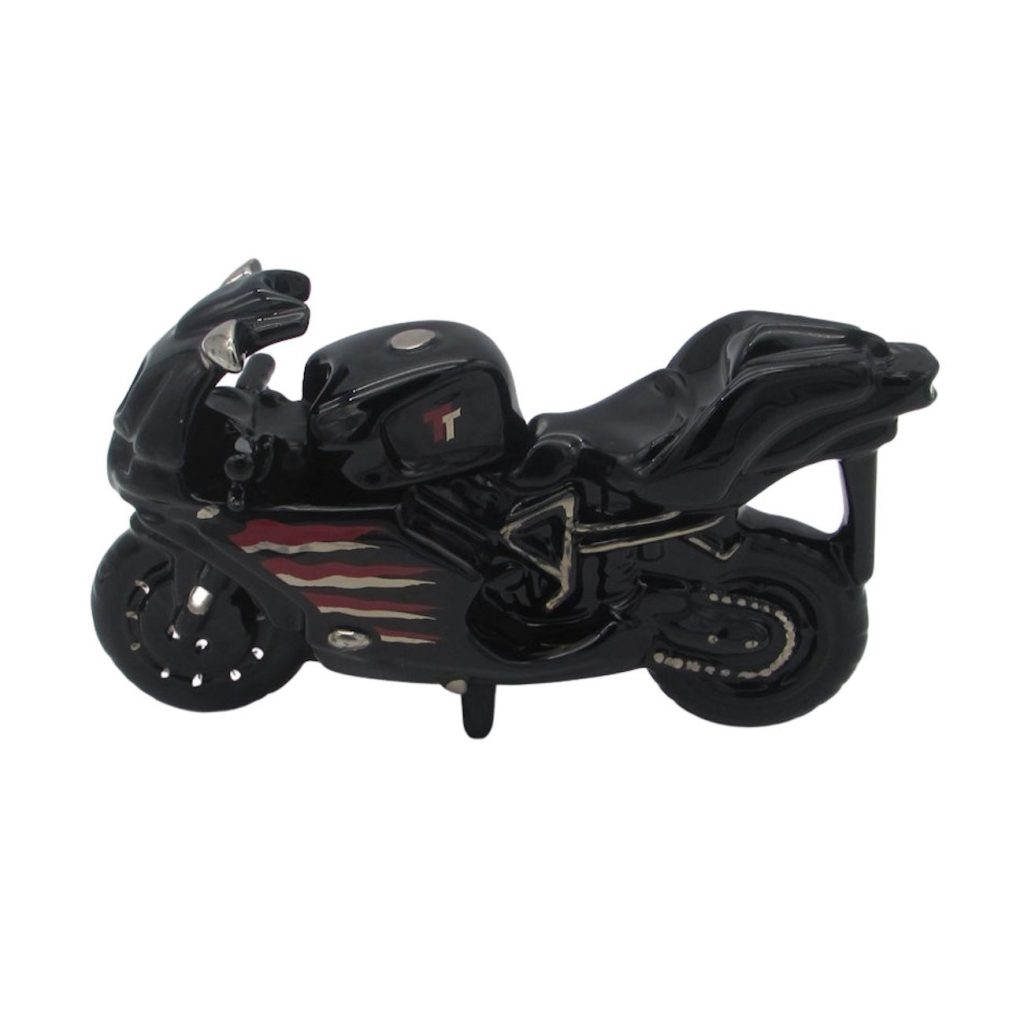 Racing Motor Bike Teapot Ceramic Inspirations - Stoke Art Pottery