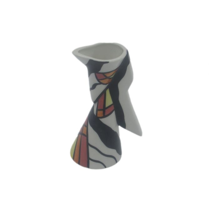 Open Day Conical Jug Lorna Bailey Artware - Stoke Art Pottery