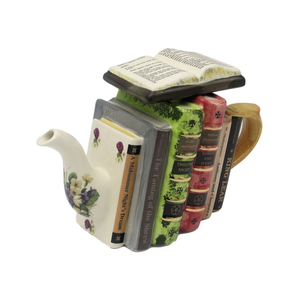 William Shakespeare Books Teapot Carters of Suffolk - Stoke Art Pottery