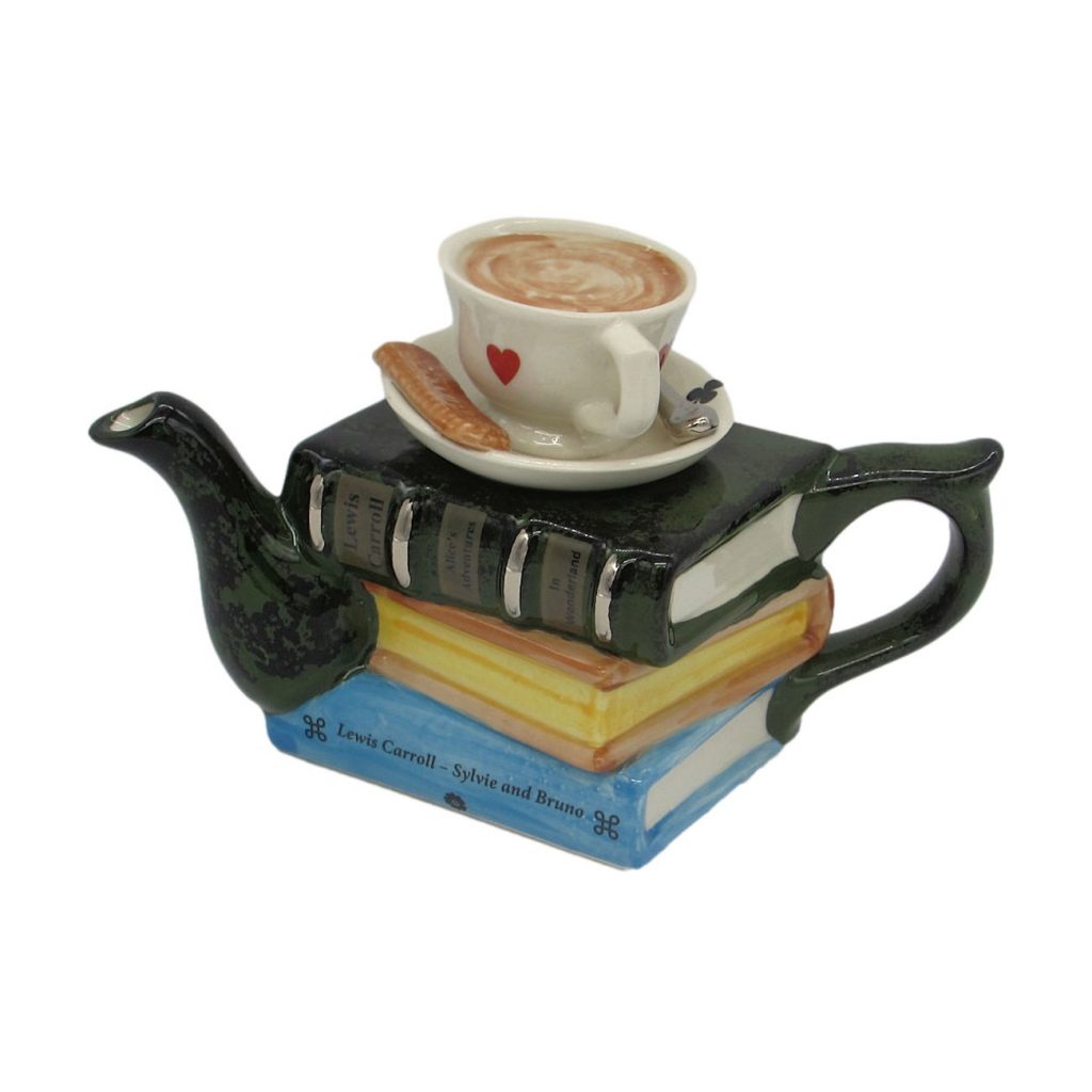 Lewis Carroll Books Teapot Carters of Suffolk - Stoke Art Pottery
