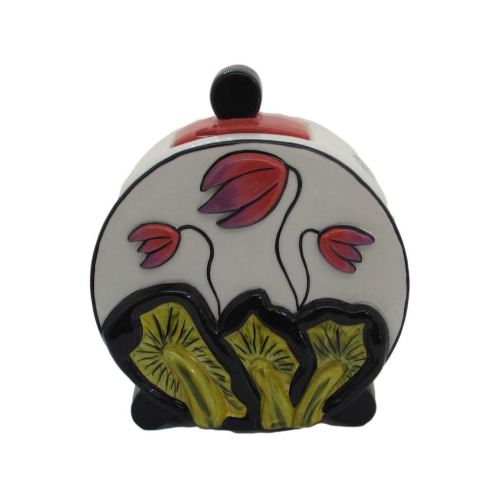 Toadstool Design Lidded Pot by Lorna Bailey Artware - Stoke Art Pottery