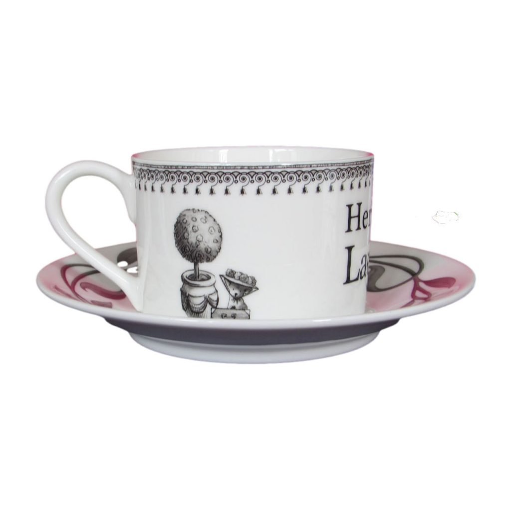 Her Ladyship Cup and Saucer British Heritage Collection - Stoke Art Pottery
