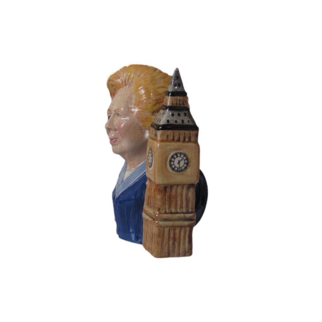 Margaret Thatcher Big Ben Toby Jug Bairstow Pottery - Stoke Art Pottery
