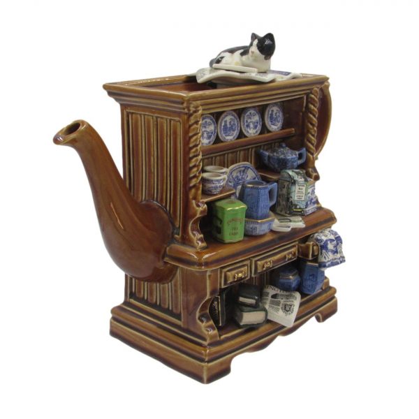 Paul Cardew Welsh Dresser Teapot Made for Ringtons Tea - Stoke Art Pottery