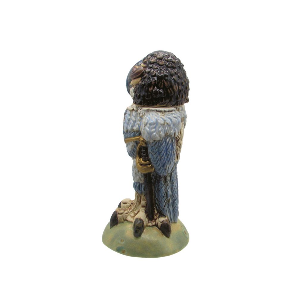 King Charles I Design Grotesque Bird Burslem Pottery - Stoke Art Pottery