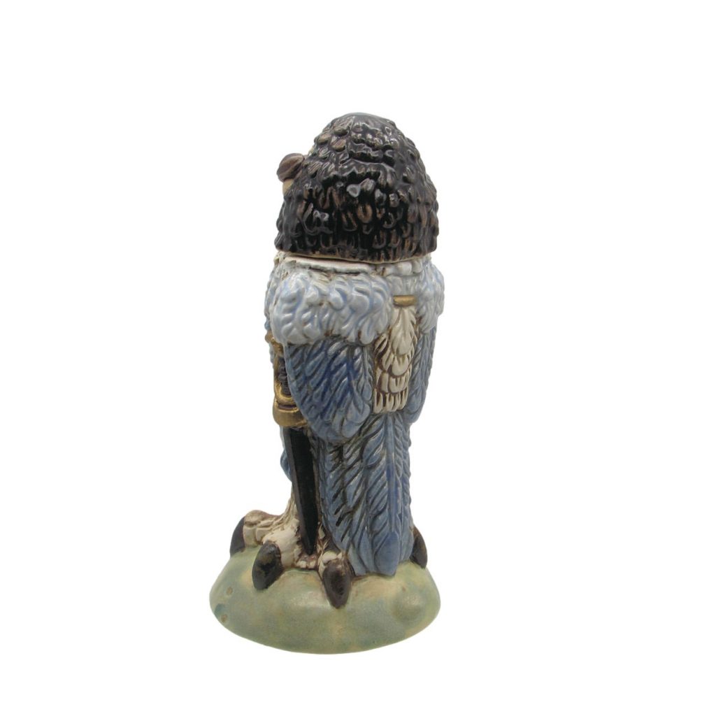 King Charles I Design Grotesque Bird Burslem Pottery - Stoke Art Pottery